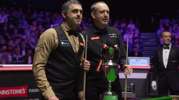 The oldest combined age (97) for a final in snooker history! Ronnie O ...